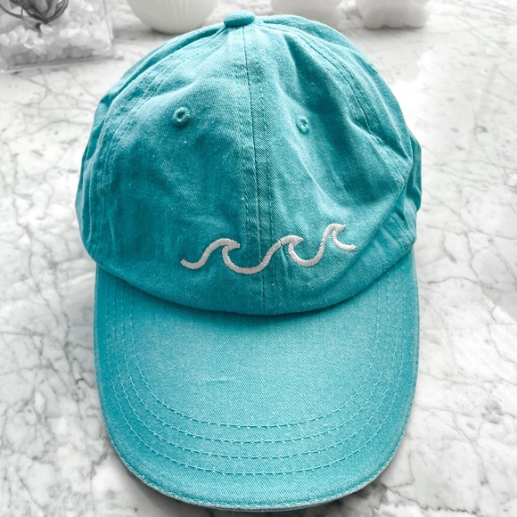Accessories | Hp Ocean Wave Embroidered Baseball Cap Seafoam Green ...